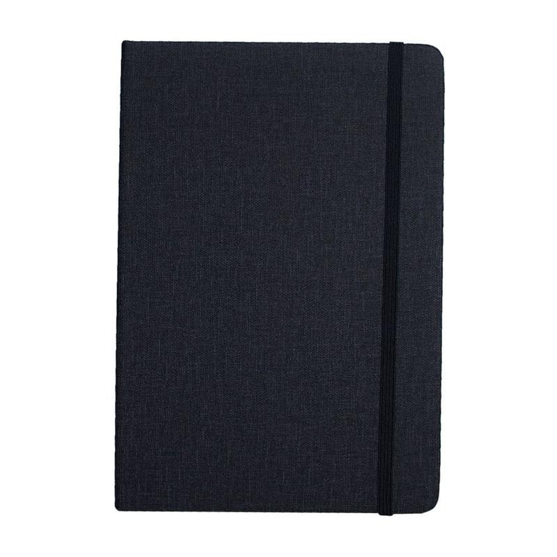 Caderno Sketchbook Bee Unique Pontado Preto Tecido com Elástico 70g 160 ...