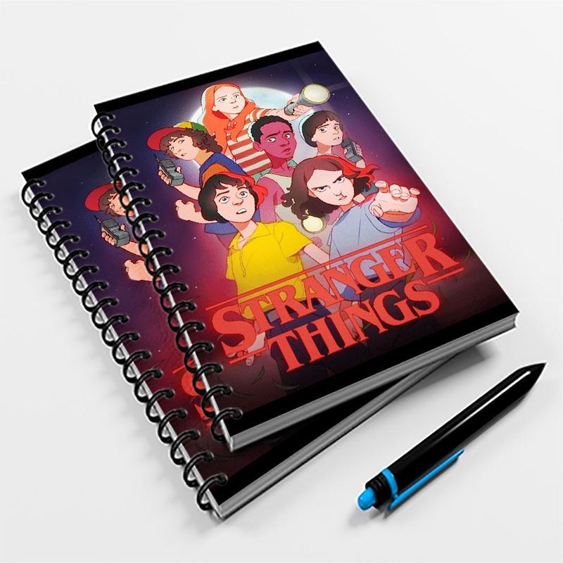 Caderno Universitário 96fls Stranger Things Mod.01 - Premium - Caderno ...