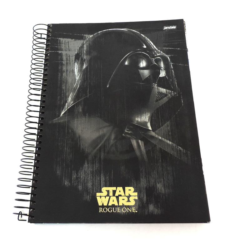 Caderno Universitário Star Wars Darth Vader Espiral Capa Dura 10x1 200 ...