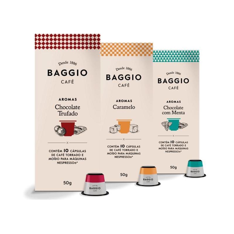 Café Baggio Para Nespresso, 3 Caixas, 30 Cápsulas - Baggio Cafe ...