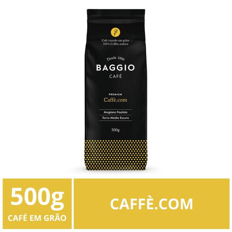 Café em Grão, Baggio, Caffè.com , 500g - Baggio Café - Café - Magazine ...