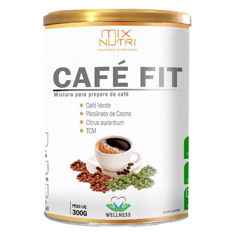 Café Fit 300g - Mix Nutri - Café Verde / Green Coffee - Magazine Luiza