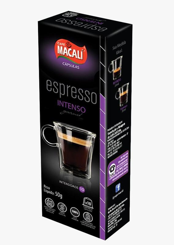 Café Intenso em cápsula Macalí Intensidade 10 Com 10 un - Cápsula de ...