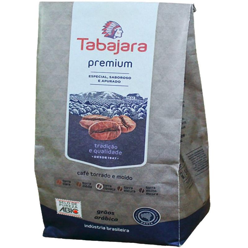 Café Premium Grãos Arábica Torra Clássica 1kg 100% Café - Tabajara ...