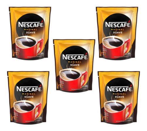 Café Solúvel Nescafé Suave Sache 40g - Nestlé Kit C/5 - Café - Magazine ...