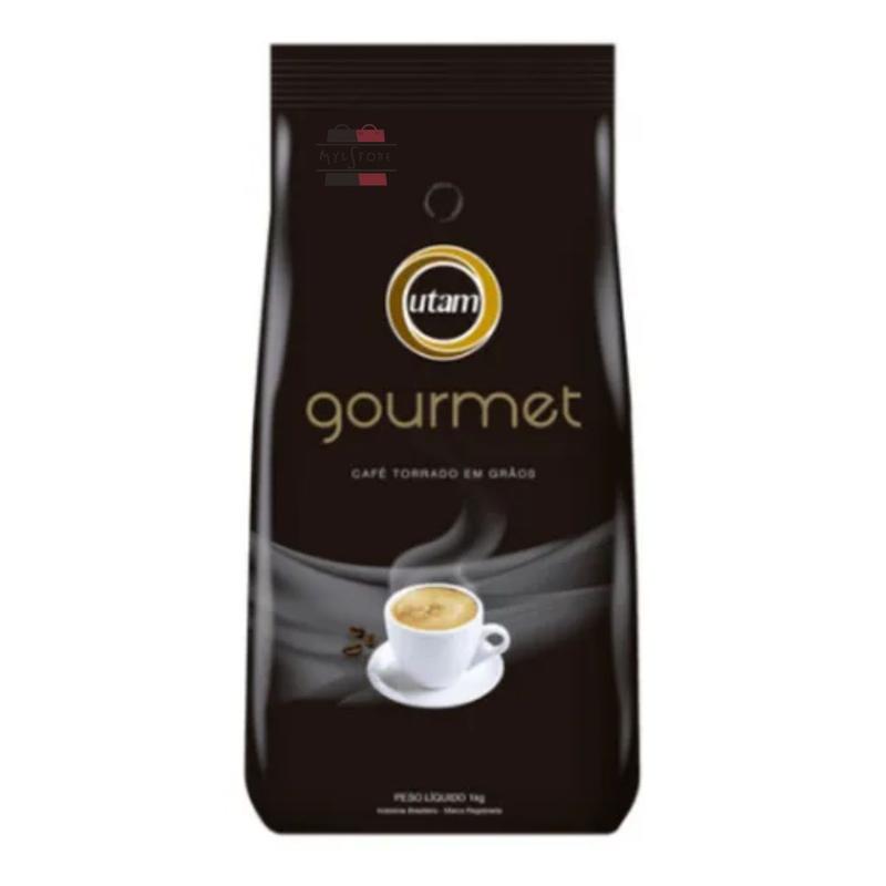 Café Utam Expresso Em Grãos Gourmet 100% Arábica 1kg Nfe - Café ...