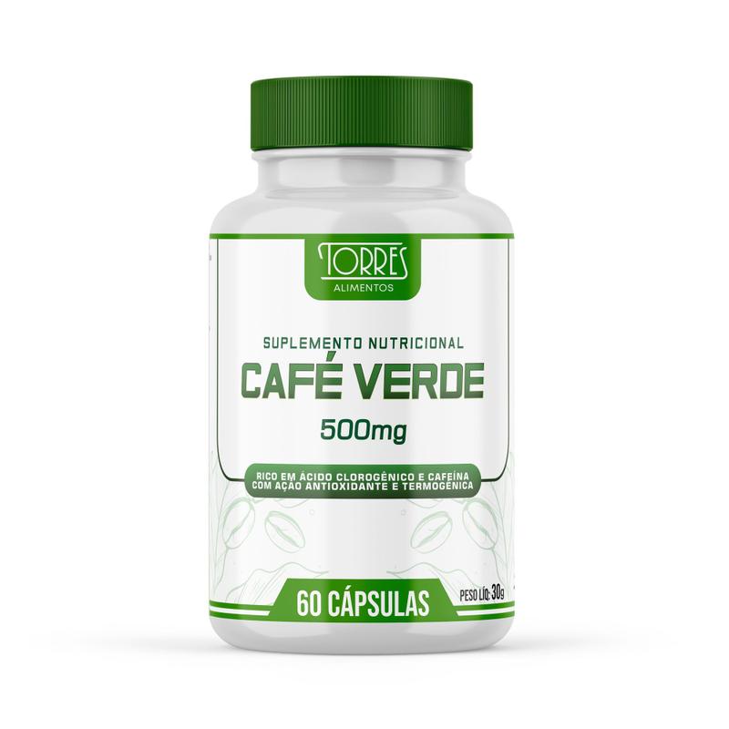 Café Verde 500mg 60 Cápsulas - Torres - Fitoterápicos - Magazine Luiza