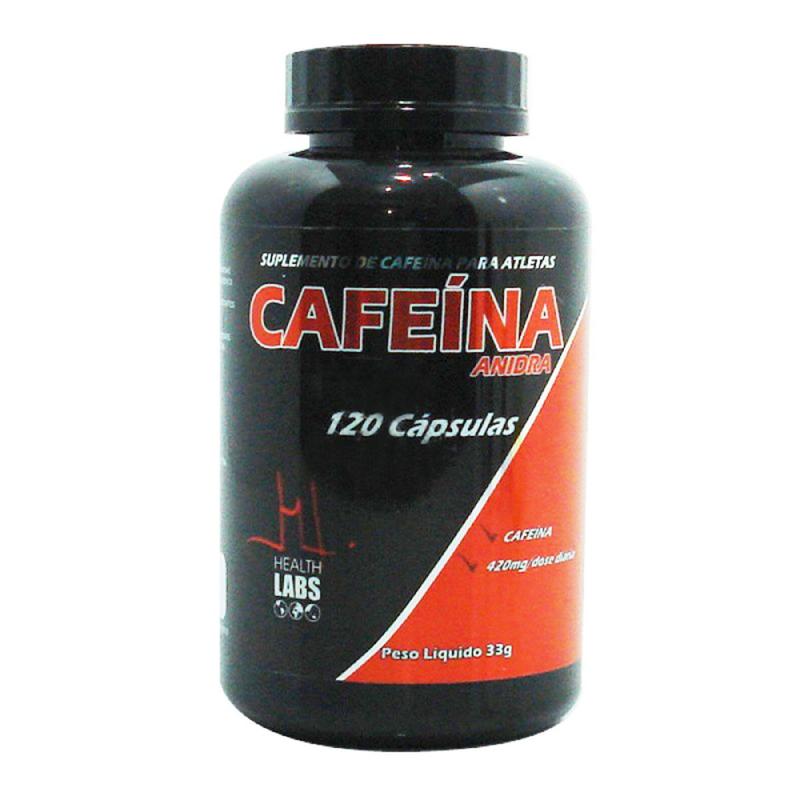 Cafeína Anidra 120 Cápsulas - Health Labs - Cafeína - Magazine Luiza