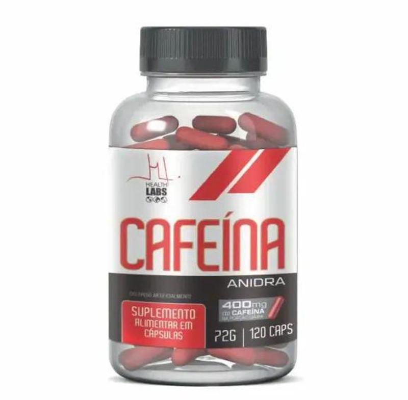 Cafeína Anidra (400mg) Health Labs - - Cafeína - Magazine Luiza