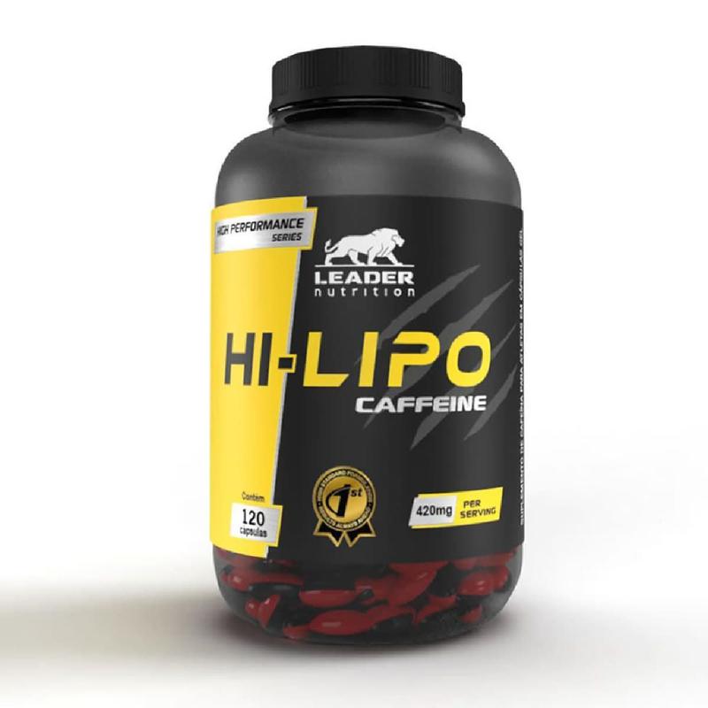 Cafeína HI Lipo Caffeine 120 Capsulas Leader Nutrition - Cafeína ...