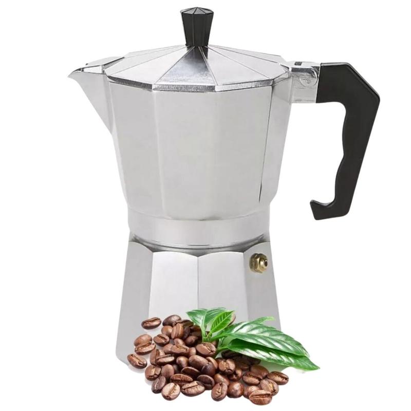 Cafeteira Italiana Chaleira Prática Café Chá Quente - Serve 6 Xícaras ...