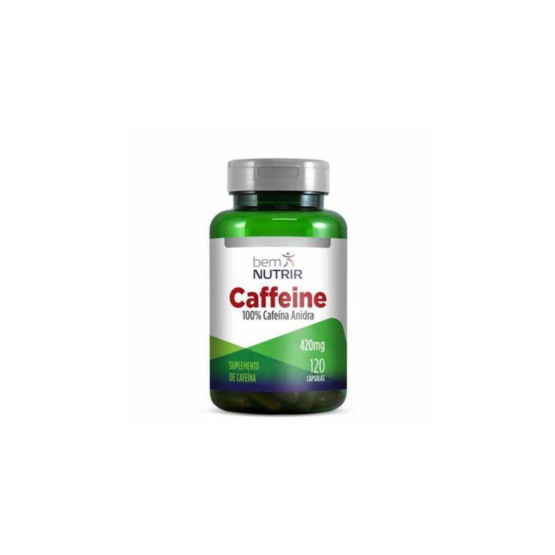 Caffeíne 420mg Cafeina Anidra 120 Capsulas - Maxinutri - Cafeína ...