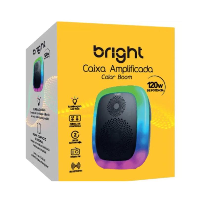 Caixa Amplificada Estéreo Color Boom Bright - Caixas de Som - Magazine ...