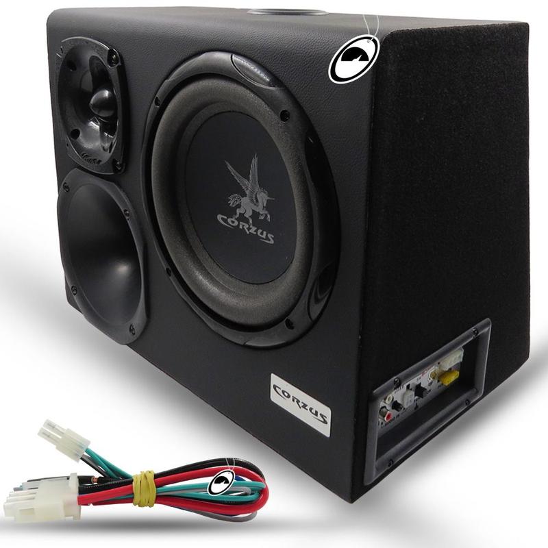Caixa Amplificada Mini Trio CXMT 300 Corzus 300W RMS - Caixas de Som ...
