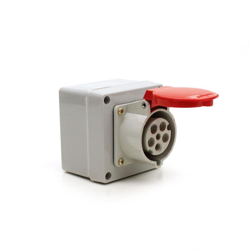 Caixa C/ Tomada Industrial 3P+N+T 16A 380/440V StrahlSD-3556 - Tomadas ...