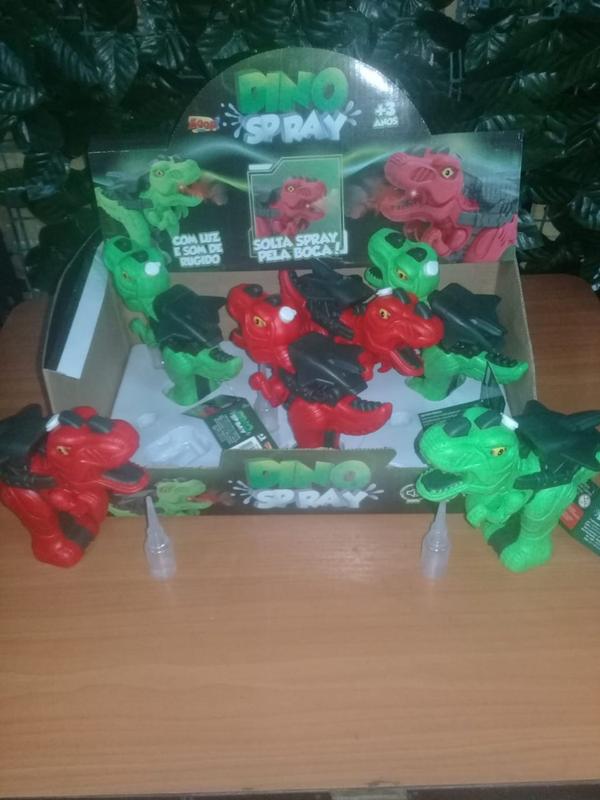 Caixa com 06 Dino Spray - Luz & Som de Rugido - Zoop Toys - Bonecos ...