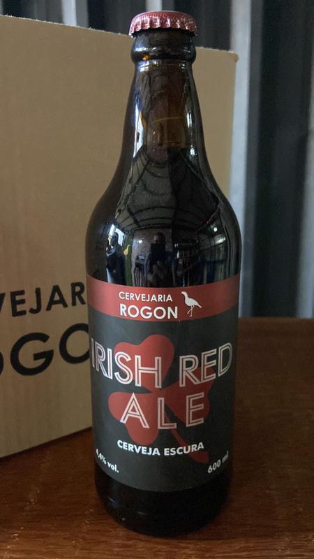 Caixa com 12 Garrafas Cerveja Irish Red Ale 600ml Rogon - Cervejaria ...