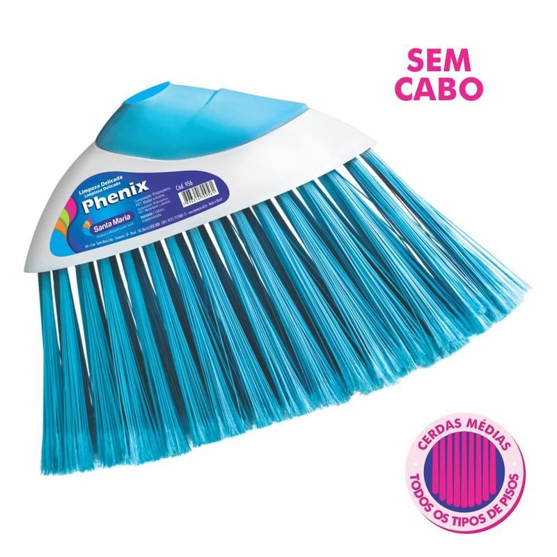 Caixa Com 12 Unidades De Vassoura Phenix Multiuso Sem Cabo - Santa ...
