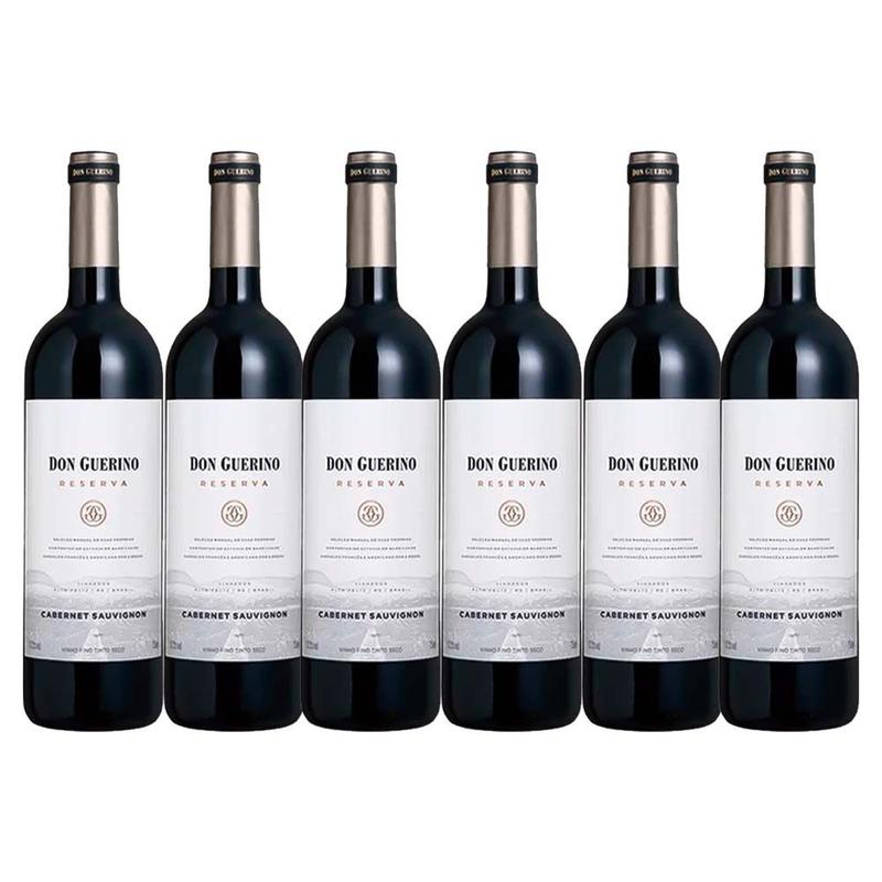 Caixa com 6 Vinhos Don Guerino Reserva Cabernet Sauvignon - Vinho ...
