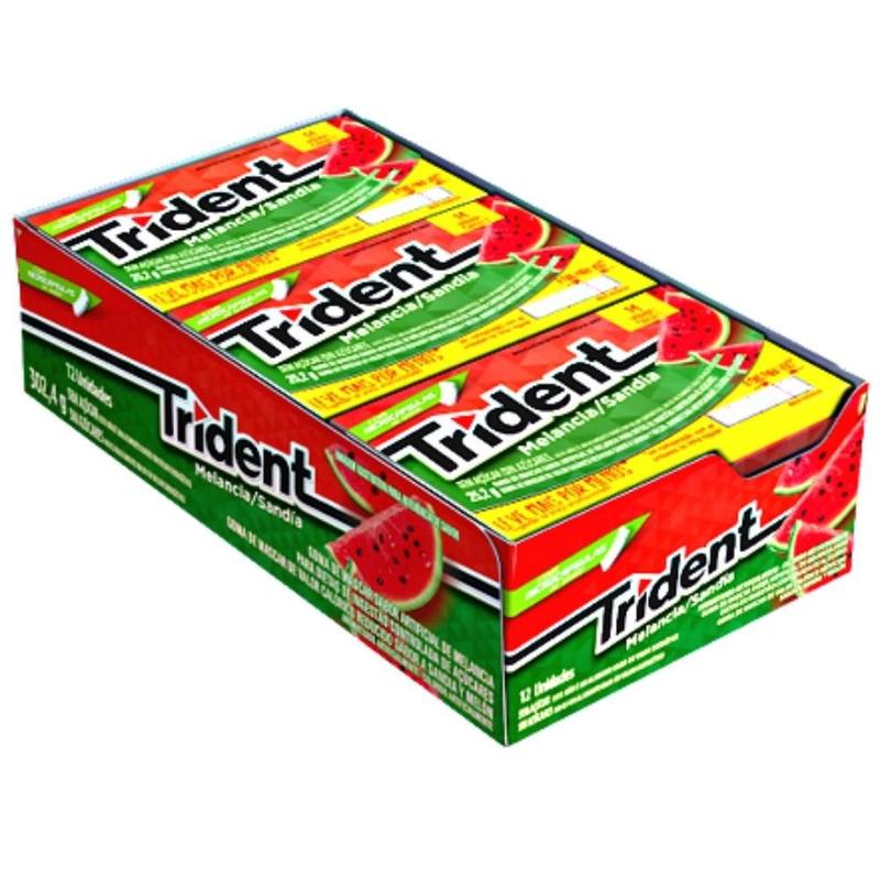 Caixa De Chiclete Trident 14s MONDELEZ 1cx c/ 12un - Mondelēz ...