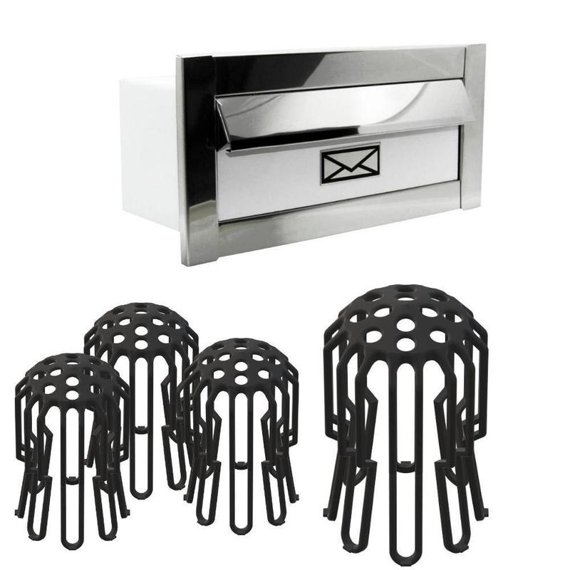 Caixa De Dual Inox Branca 23Cm E 4 Ralo Para Calha - Takinox - Ralo ...