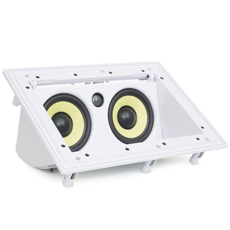 Caixa de embutir retangular angulada para kit jbl ci55ra - 100w rms ...