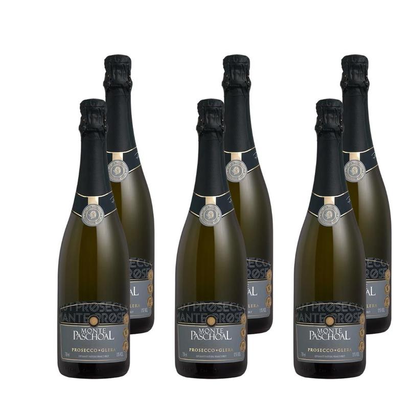 Caixa de Espumante Prosecco Branco Monte Paschoal 6 x 750 ml ...