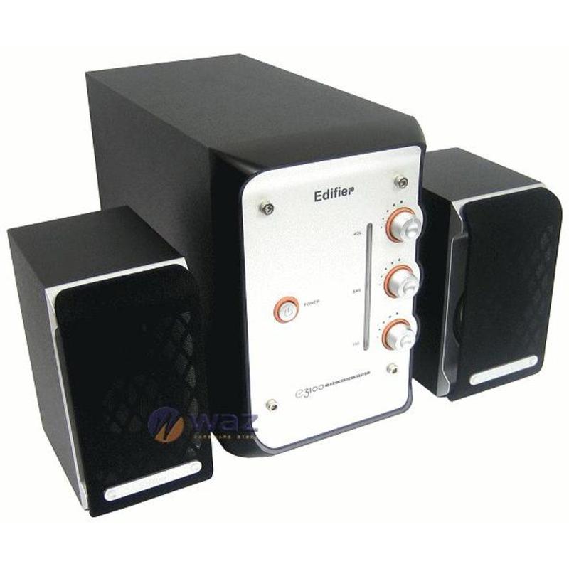 Caixa de Som - 2.1 - Edifier E3100 (120V) - Preta/Prata - Caixas de Som - Magazine Luiza
