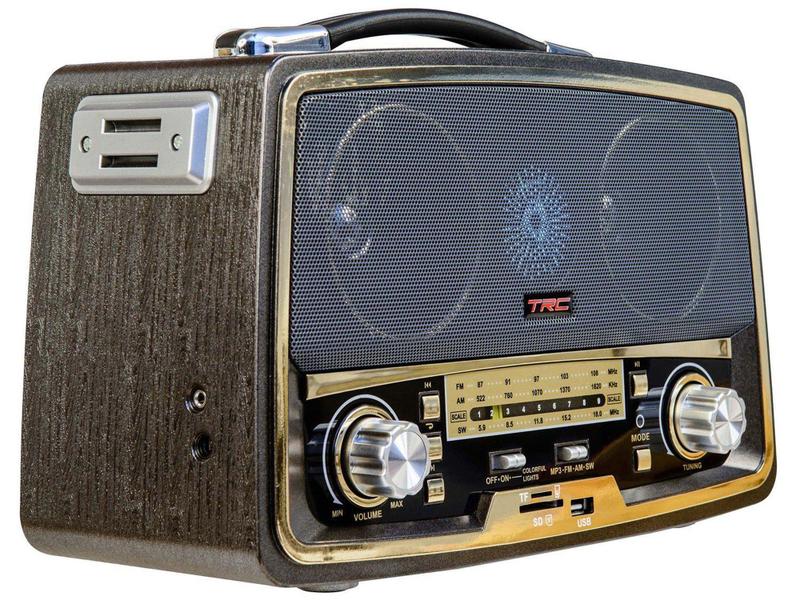 Caixa de Som Bluetooth Portátil TRC 211 35W Ativa - USB com Entrada SD - Caixa de Som Bluetooth ...