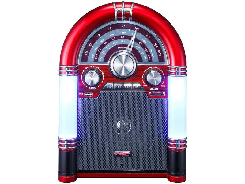 Caixa de Som Bluetooth TRC 210 Retrô - 35W USB MP3 - Caixa de Som ...