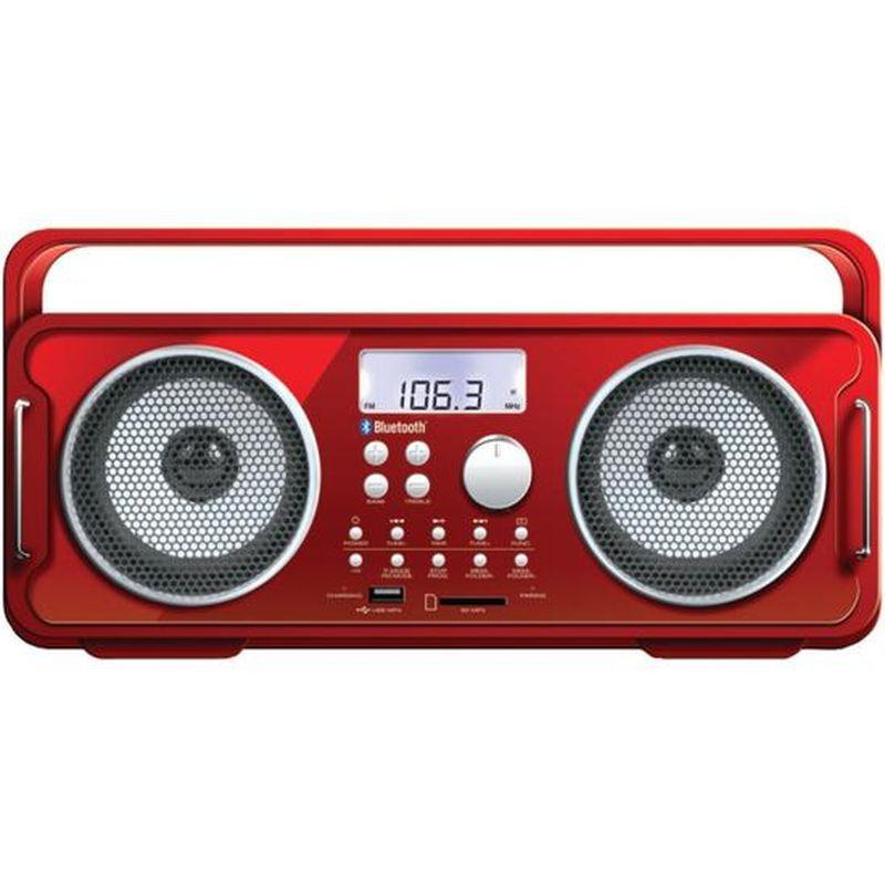 Caixa De Som Bt 4000 Wireless Boombox Isound Vermelho - Vila Brasil ...