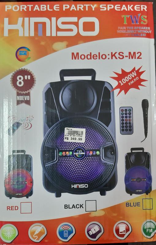 Caixa De Som Kiniso - Caixas de Som - Magazine Luiza