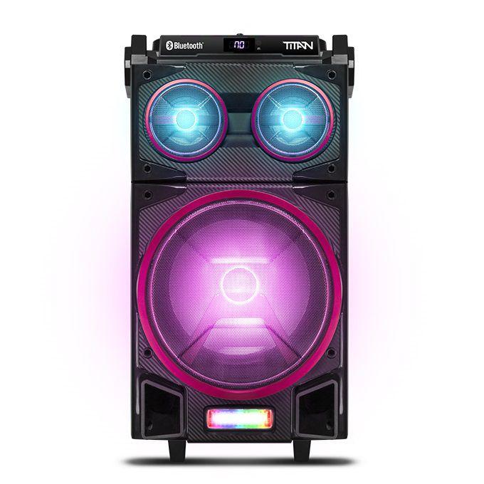 Caixa de som novik neo titan 500w rms usb/micro sd bluetooth c ...