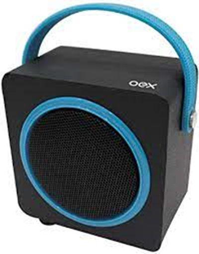 Caixa de Som Oex Color Box Sk404 - Azul - Caixa de Som Bluetooth ...