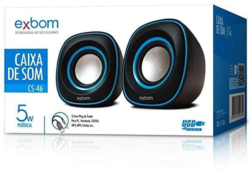 Caixa de Som para Pc Notebook Computador Mini Caixinha USB 2.0 5W Plug ...