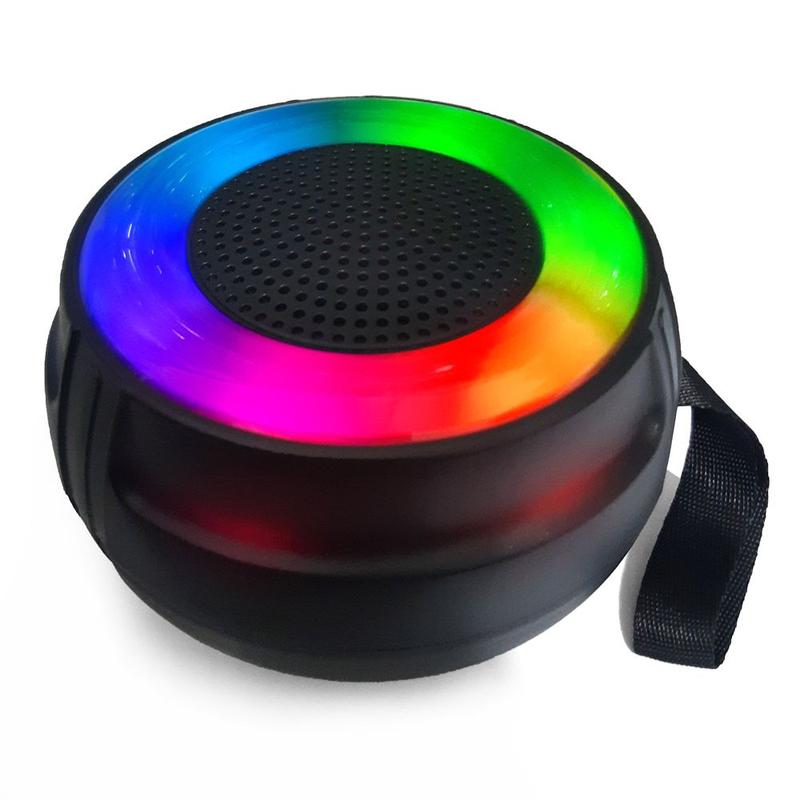 Caixa de Som Pequena Bluetooth Com LED Portátil 5W ZQS-1203 - Sing-e ...