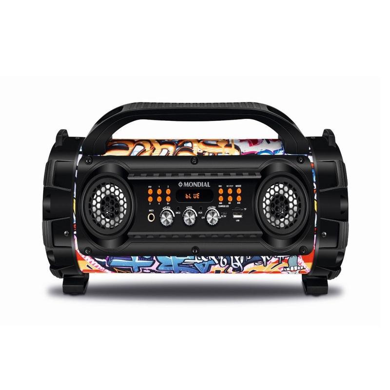 Caixa de Som Portátil Mondial MCO-08 Multi Connect Thunder Street ...
