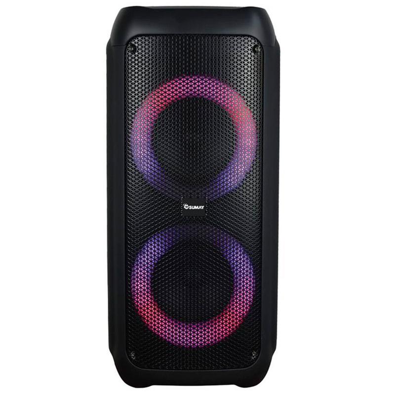 Caixa de Som Portátil Sumay Power Box Bluetooth 400W - Caixa de Som ...