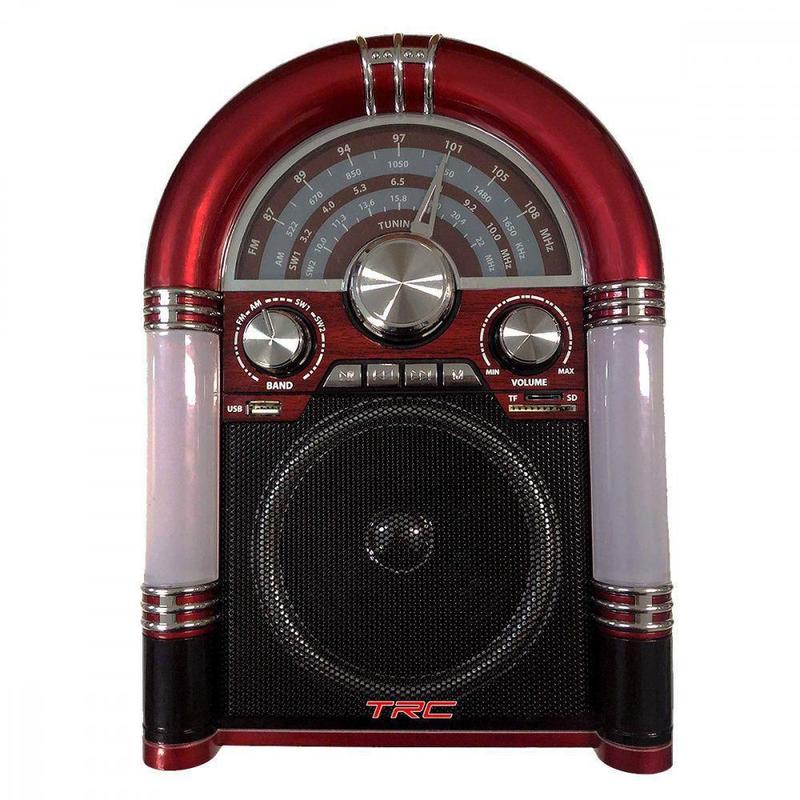 Caixa De Som Portátil Trc 210 Retrô Bluethooth 35W - Caixa de Som ...