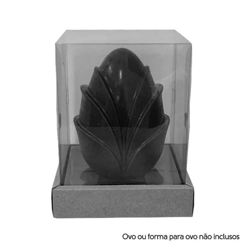 Caixa Gourmet para Ovo em Pé Branca - 1 pacote c/ 5 unid. - Crystal Formas - Embalagem para Ovo ...