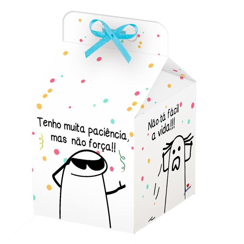 Caixa Milk Meme Bento Flork Junco 8und - Lembrancinhas - Magazine Luiza