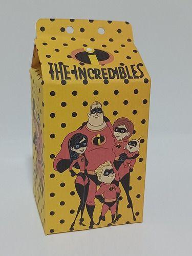 Caixa Milk Os Incriveis, Pct 20 Caixas Milk - Celoflex - Caixa ...