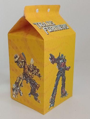 Caixa Milk Transformers Pct 10 Caixas - CELOFLEX - Lembrancinhas ...