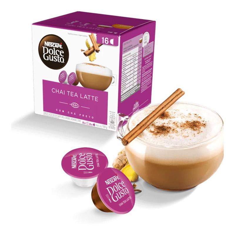 Caixa Nescafé Dolce Gusto - Chai Tea Latte - Cápsula de Chá - Magazine ...