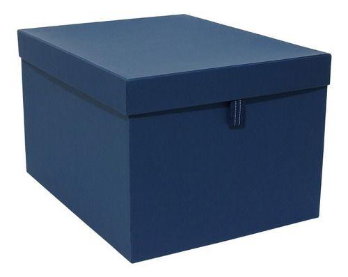 Caixa Organizadora Grande Com Tampa E Puxador Clean Luxo - Embox Style ...