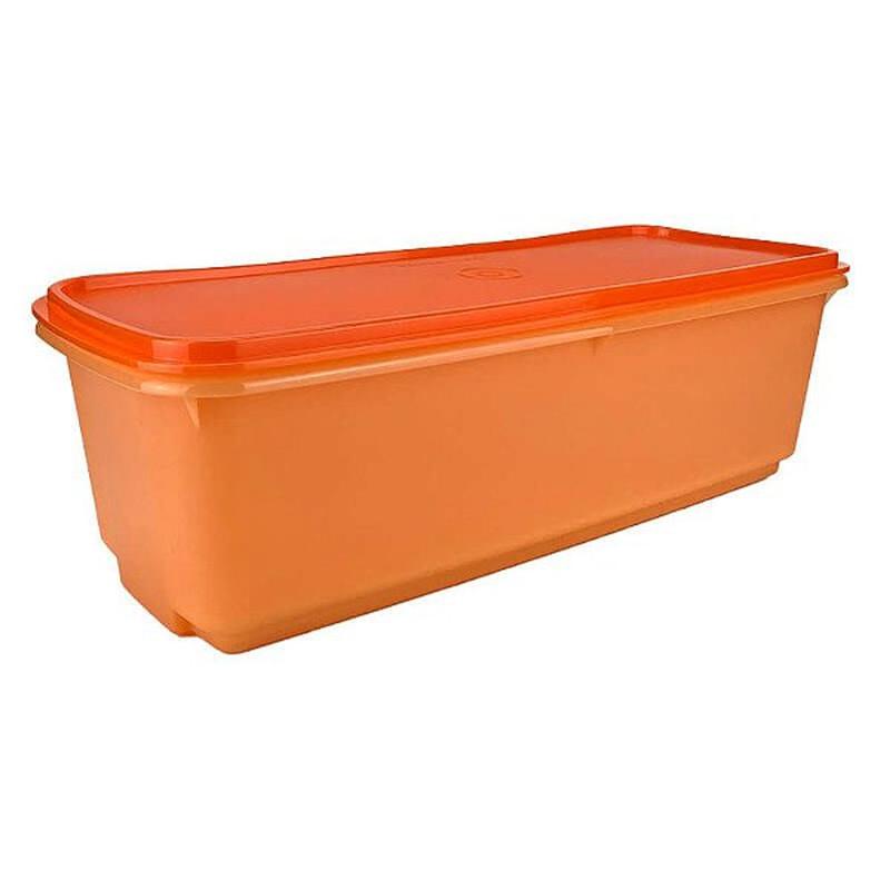 Caixa para alface da Tupperware laranja 4,5 litros - Pote - Magazine Luiza