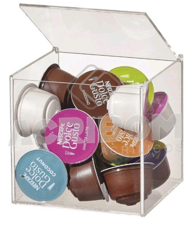 Caixa Para Cápsulas De Café / Porta Capsulas de Café Em Acrílico ...