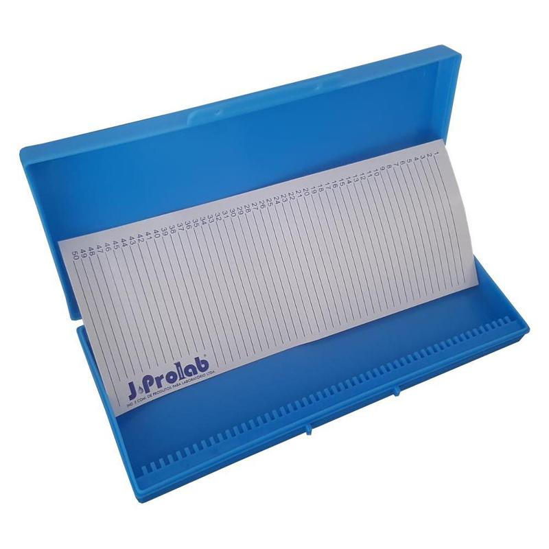 Caixa Porta Lâminas Azul para 50 Peças - J Prolab - Material Médico e ...