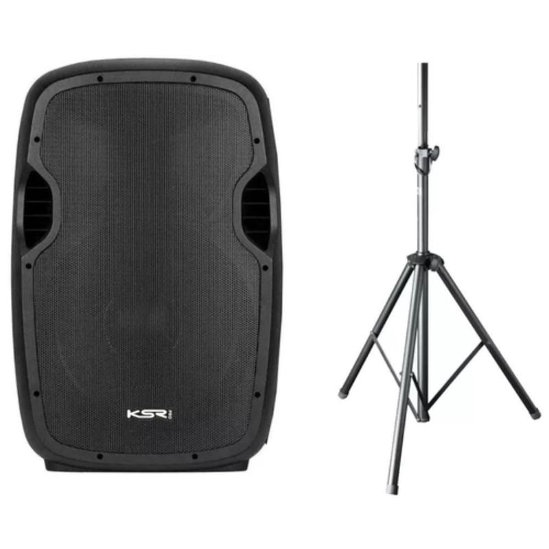 Caixa Som 12 Polegadas Ativa K812 KSR Pro Usb Bluetooth 500w e Tripé - Caixas de Som - Magazine ...