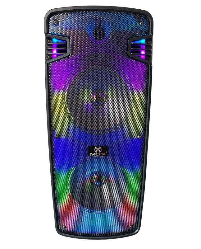 caixa Som Bluetooth Radio Fm Alto Falante com Microfone 25w - Mox ...